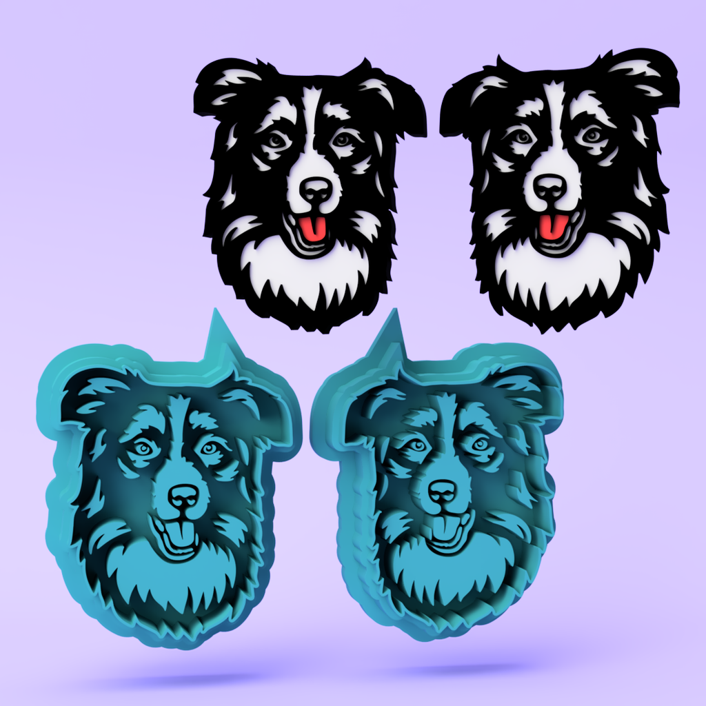 Border Collie Polymer Clay Cutter – Cut, Clay & Craft