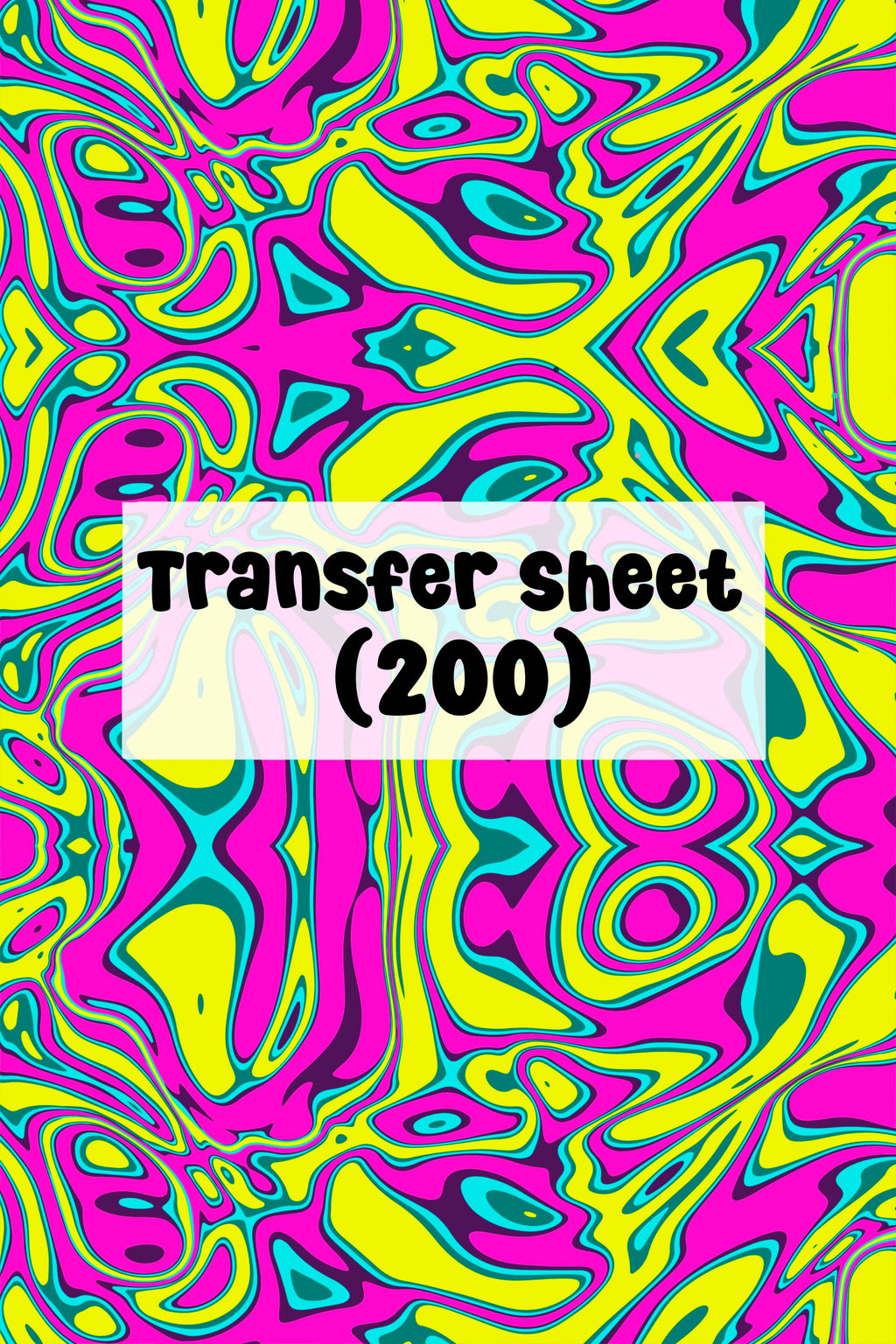 Vibrant Geometric Shapes (10) Transfer Sheet – Cut, Clay & Craft
