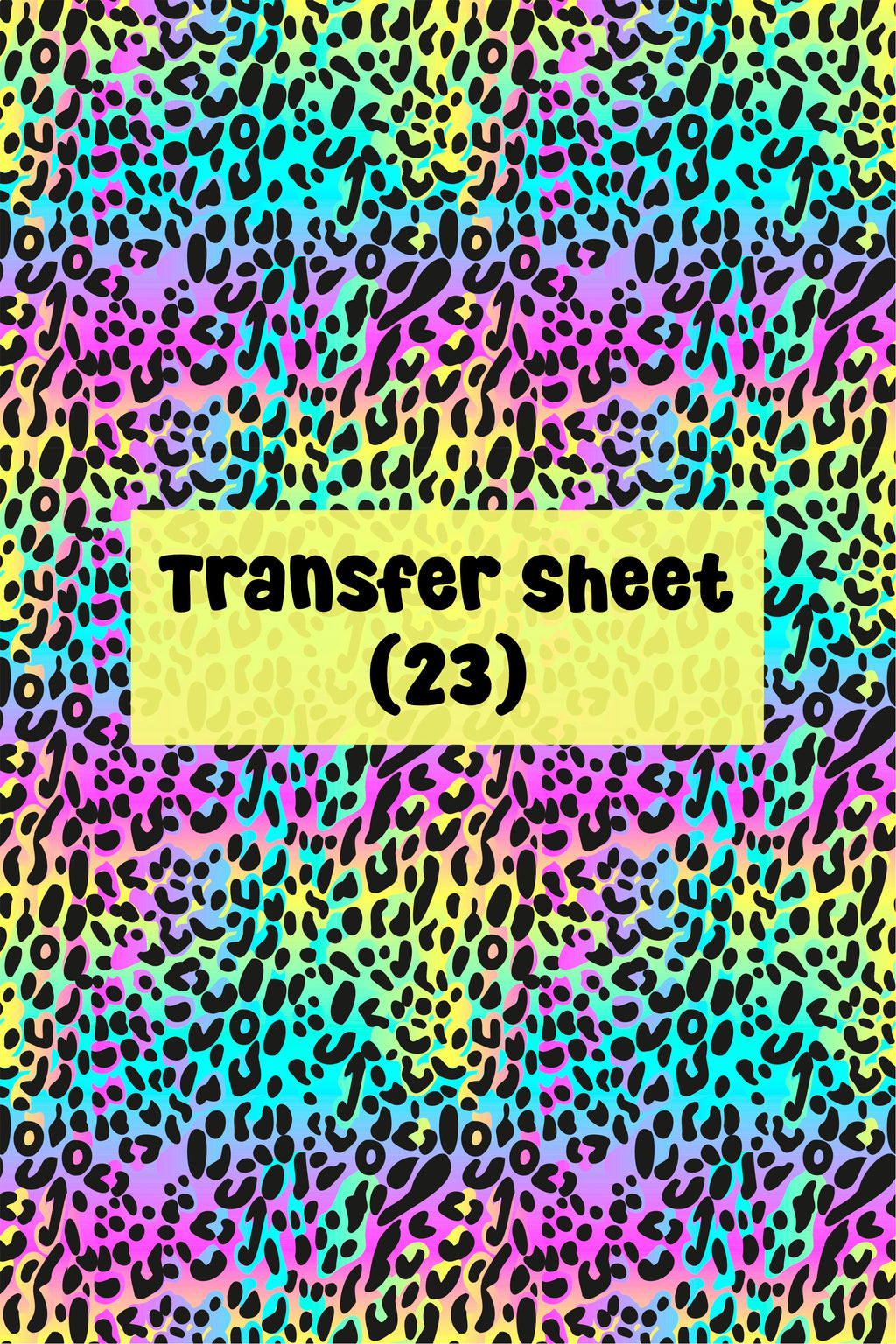 Leopard Print Transfer Sheet – Cut, Clay & Craft
