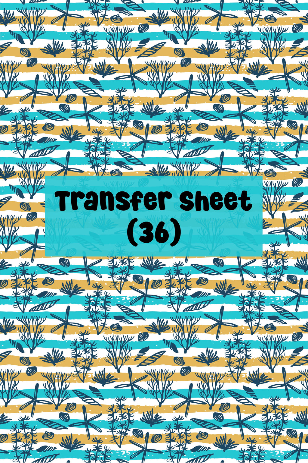 Shells Transfer Sheet – Cut, Clay & Craft