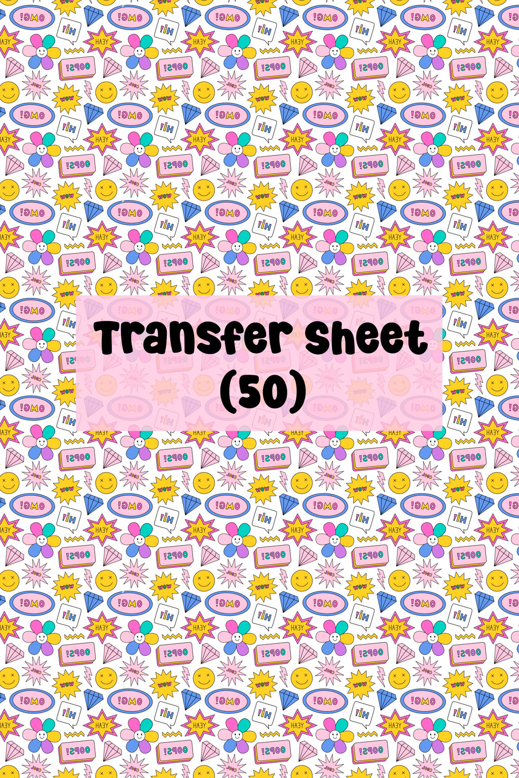 Happy Graphics Transfer Sheet – Cut, Clay & Craft