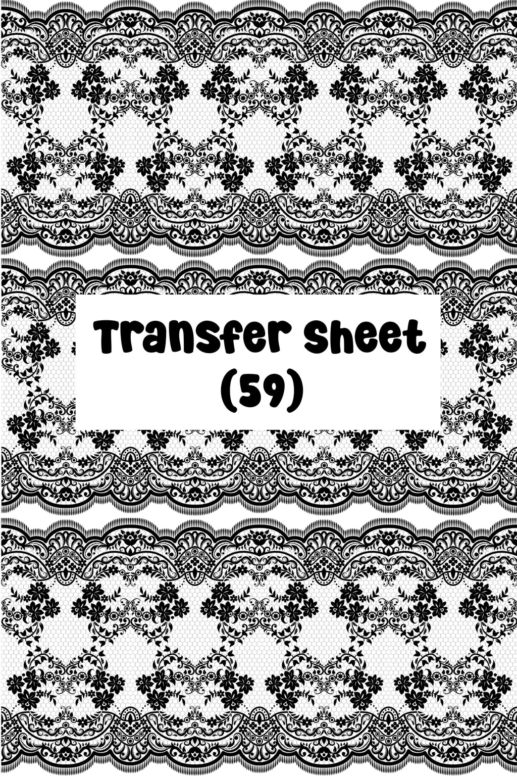 Lace (02) Transfer Sheet – Cut, Clay & Craft