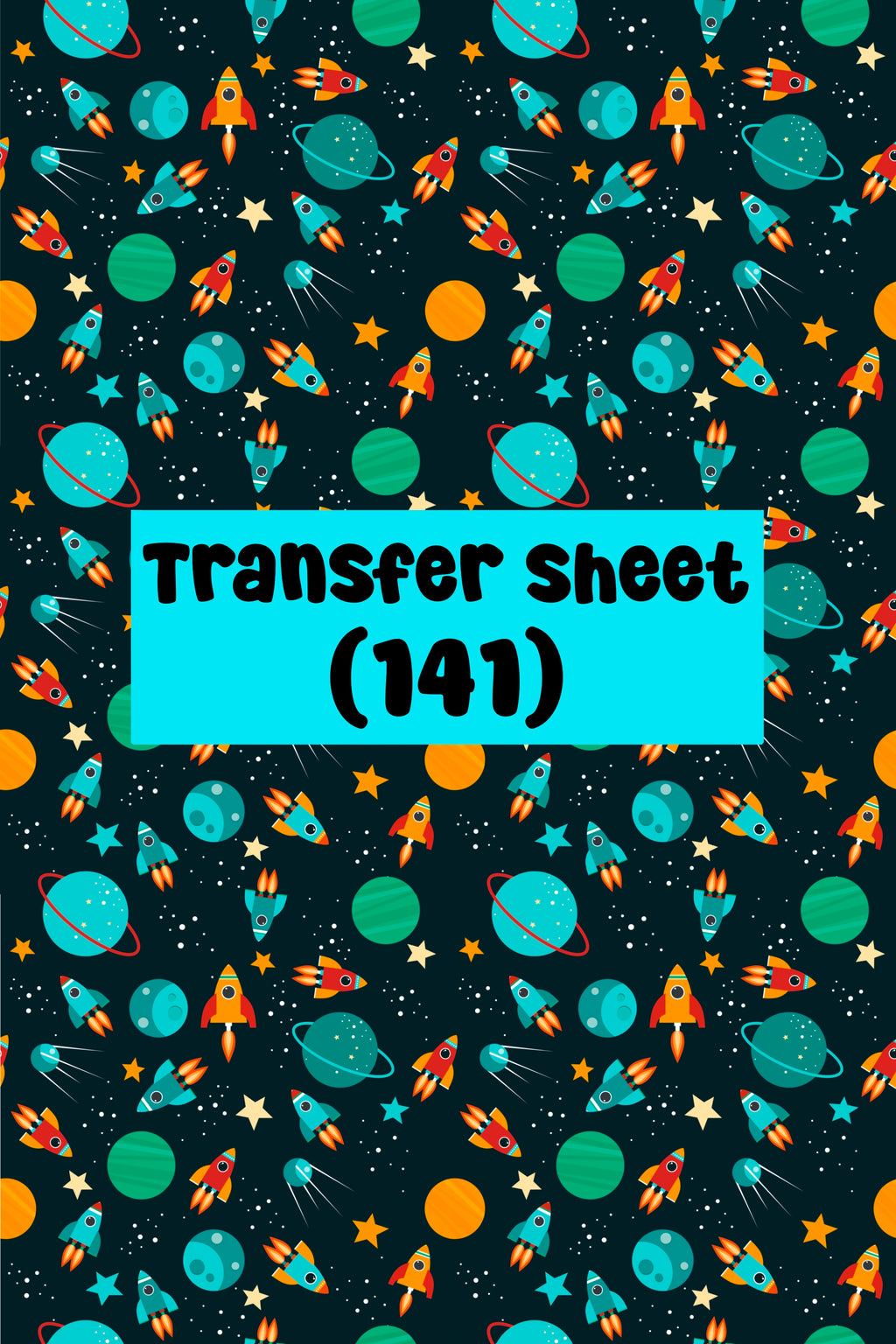 Planets and Rocket Ships Transfer Sheet – Cut, Clay & Craft