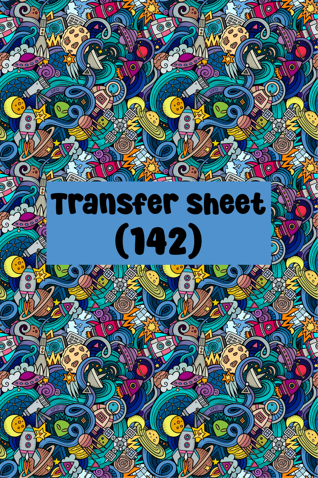 Space Collage (01) Transfer Sheet – Cut, Clay & Craft