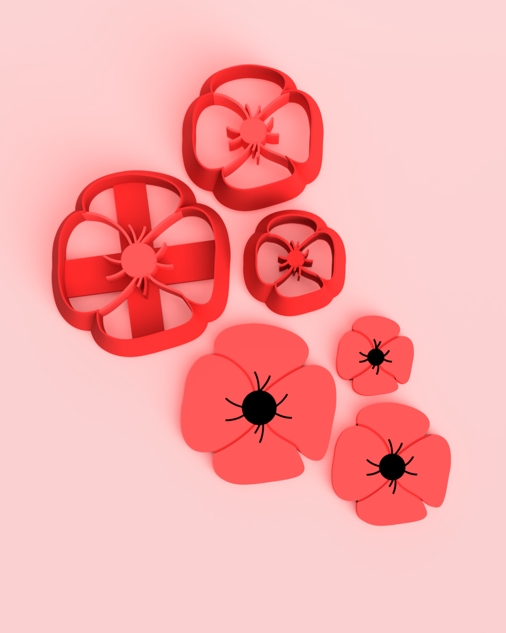 Poppies Polymer Clay Cutter – Cut, Clay & Craft