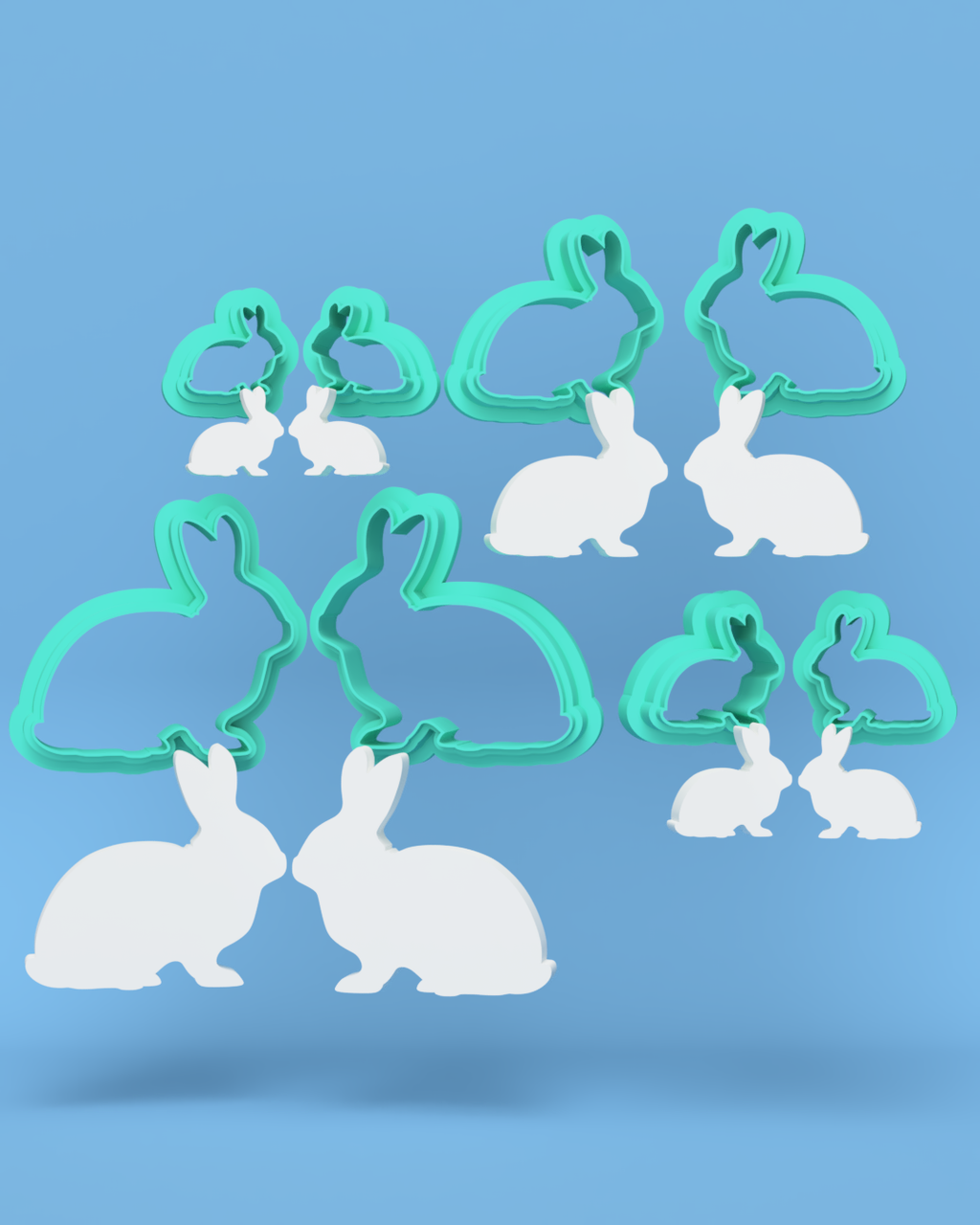 Rabbits Polymer Clay Cutter – Cut, Clay & Craft
