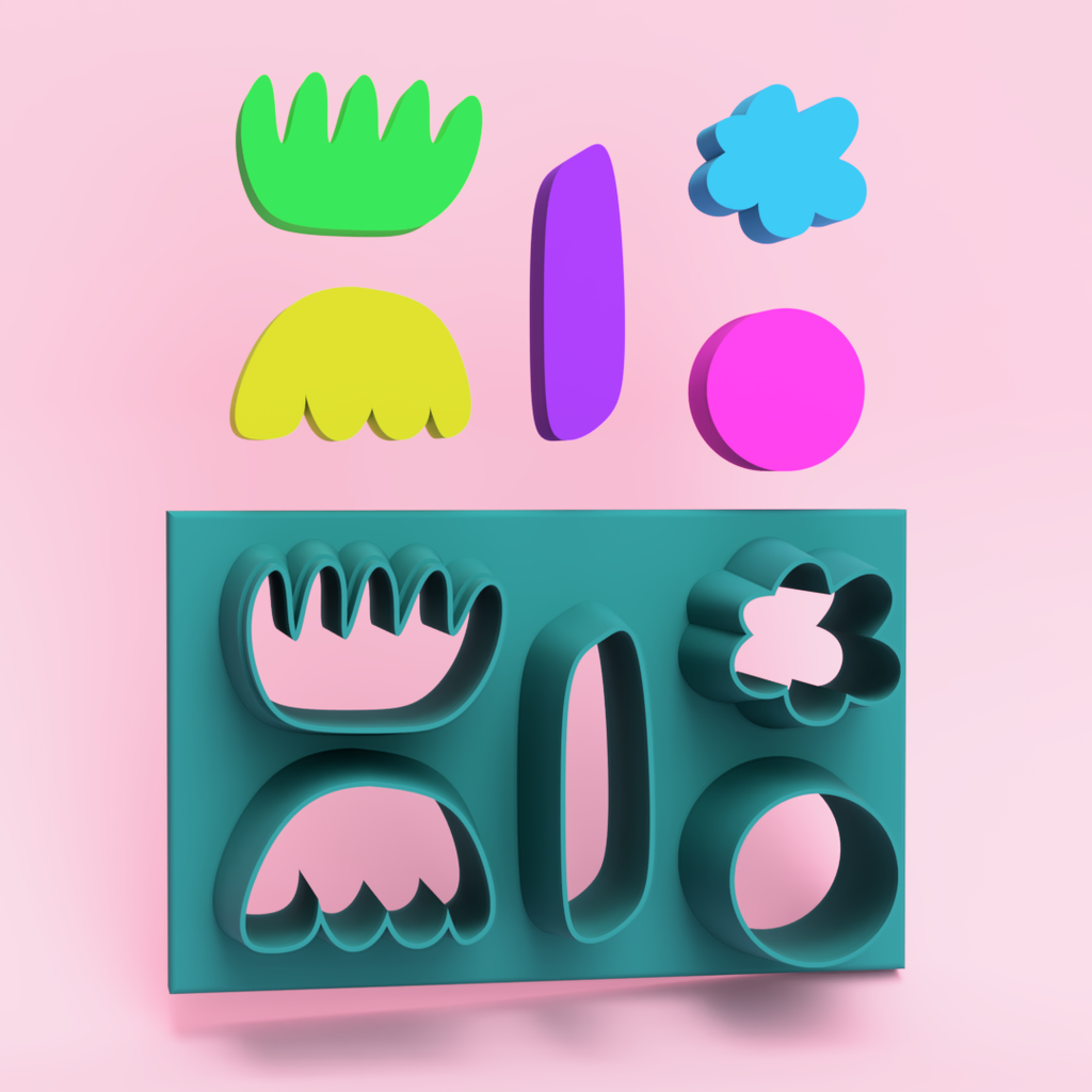 Slab Making Shapes (05) Polymer Clay Cutters – Cut, Clay & Craft