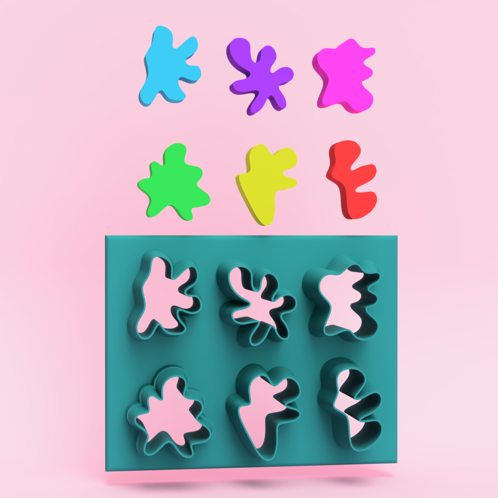 Slab Making Shapes (01) Polymer Clay Cutters – Cut, Clay & Craft